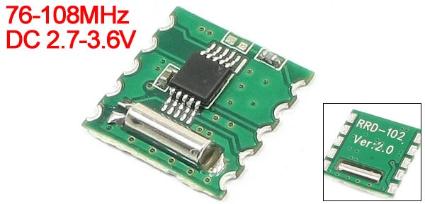 FM Radio Stereo Modul RDA5807M RRD-102 V2 - ArduinoTech