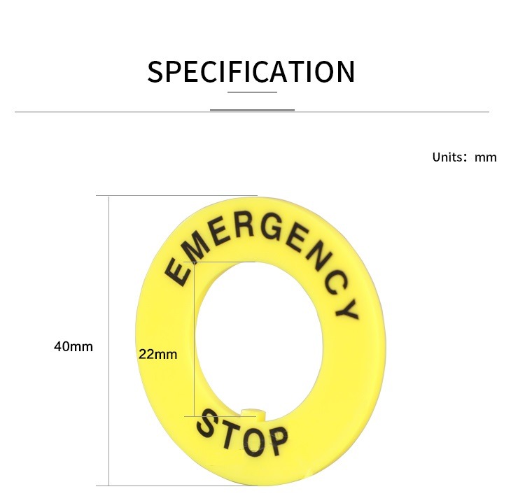 Nødstop AC 660V 10A 1NO 1NC DPST - ArduinoTech
