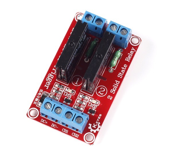 Solid State relæmodulkort SSR Omron 1-8 kanal