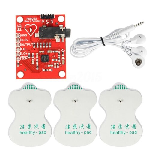 Keyes AD8232 EKG hjertemonitor målesæt - ArduinoTech