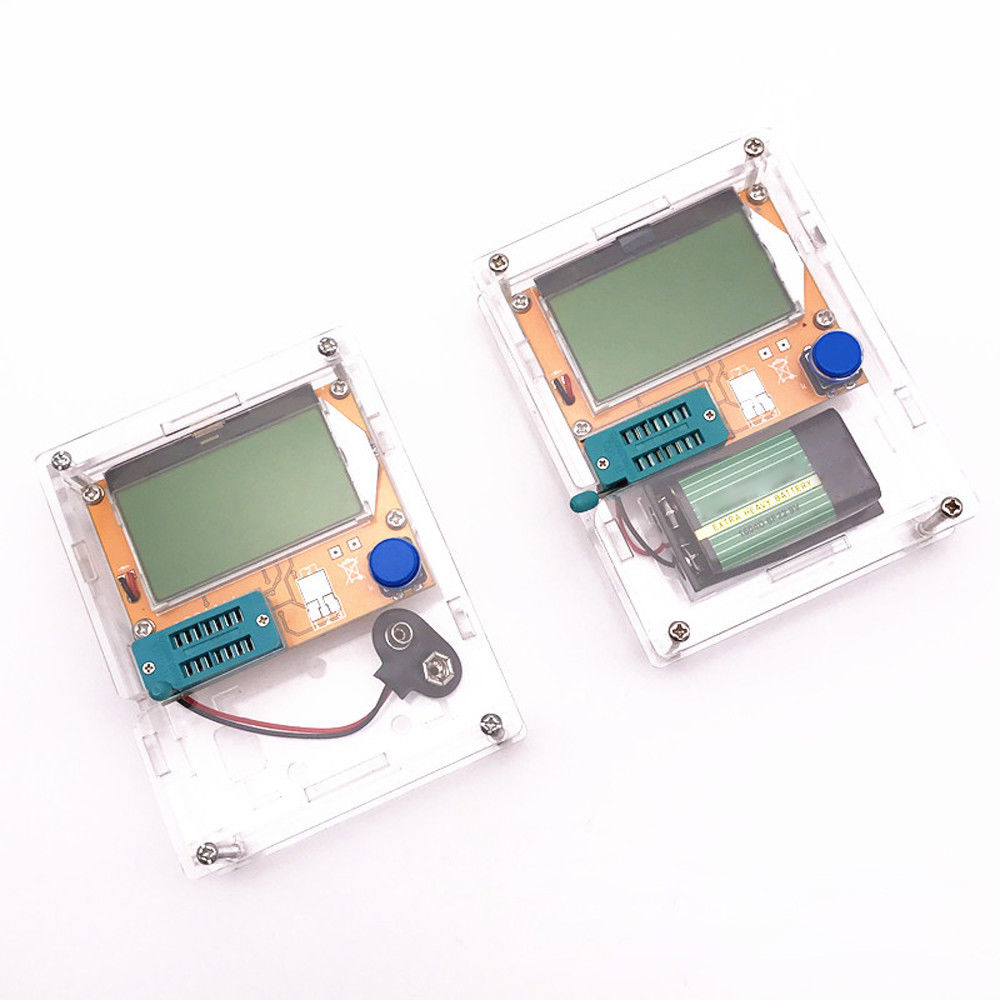 Klar akrylkasse Shell-hus til LCR-T4 Transistor Tester