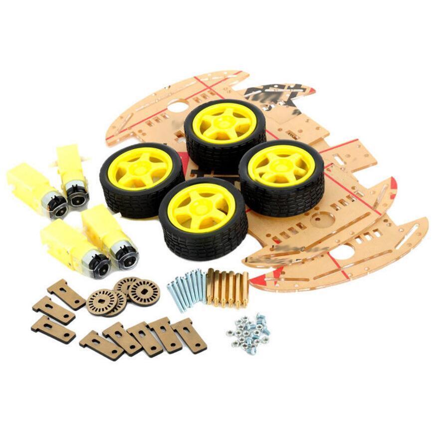 4WD Smart Robot Car Chassis Kit med Speed Encoder - ArduinoTech
