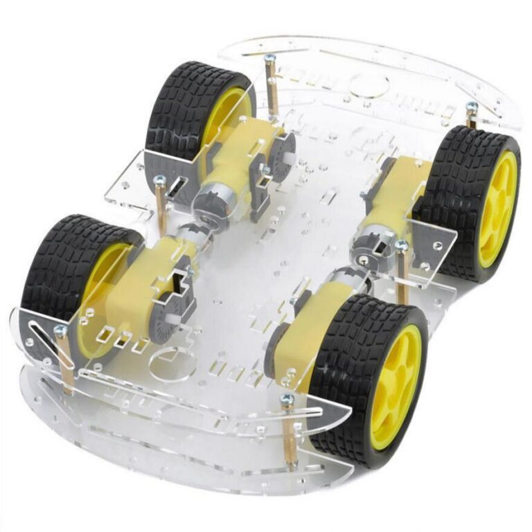 4WD Smart Robot Car Chassis Kit med Speed Encoder - ArduinoTech