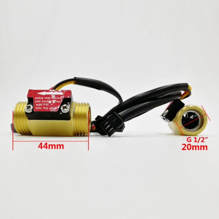 Messing Flowmåler han/han - ArduinoTech