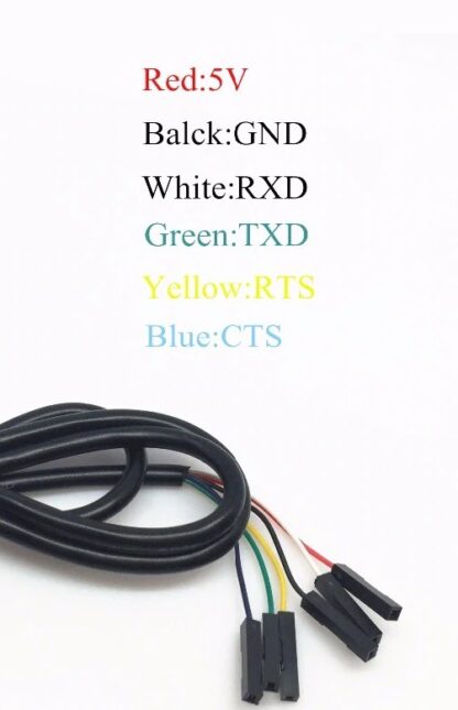 USB til TTL seriel kabel FTDI Chipset FT232RL - ArduinoTech