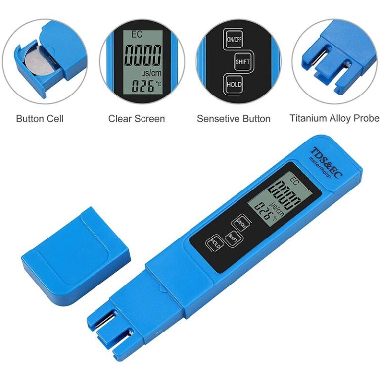 TDS EC Digital LCD EC Meter Conductivity Tester - ArduinoTech