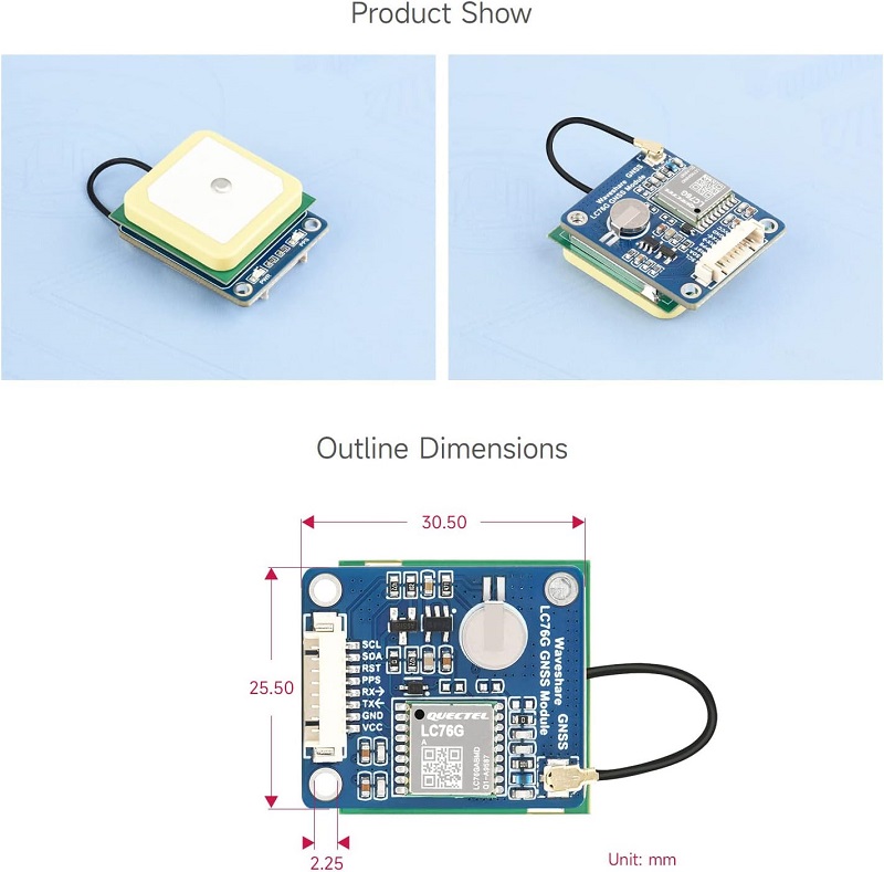 LC76G GNSS Positioneringsmodul - ArduinoTech