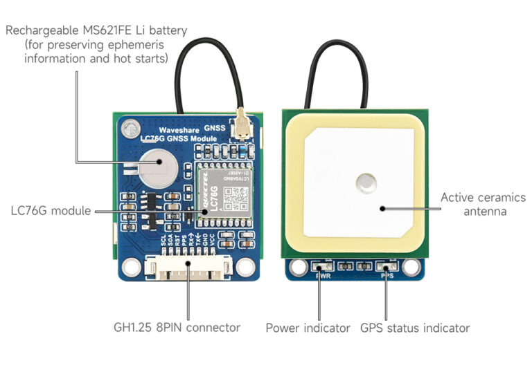 LC76G GNSS Positioneringsmodul - ArduinoTech