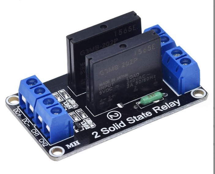 SSR G3MB-202P Solid State relæmodul 4-kanals højt lavt niveau - ArduinoTech